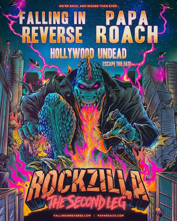 Papa Roach and Falling In Reverse Share Dates for the Second Leg of the ...