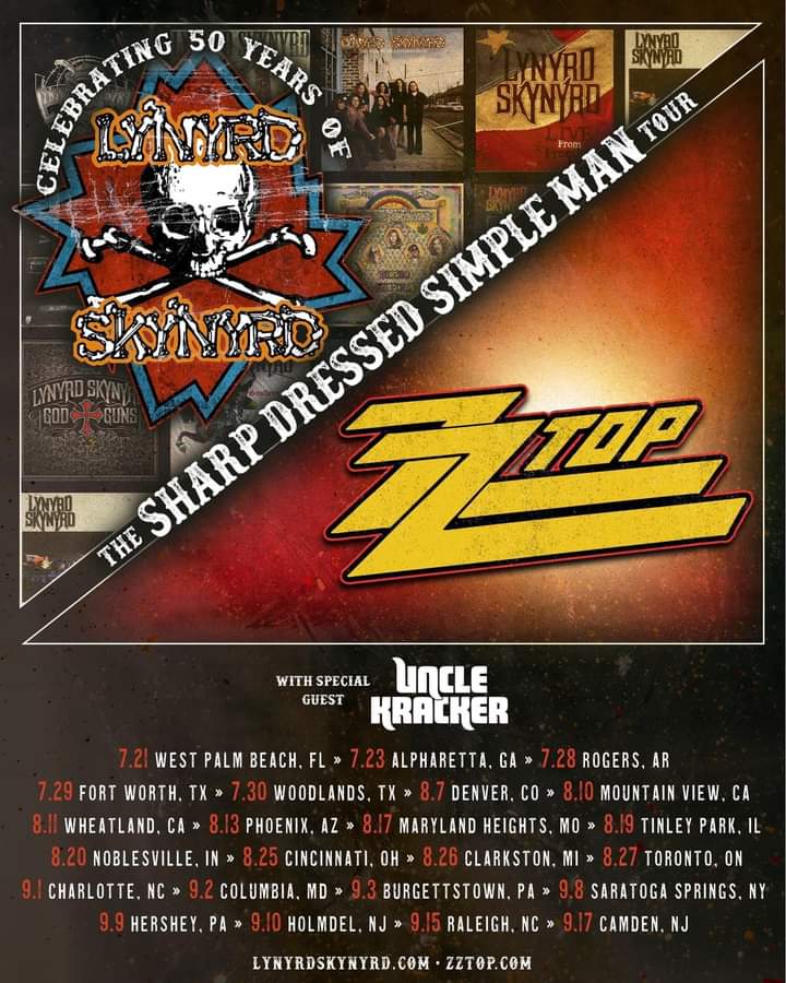 Lynyrd Skynyrd and ZZ Top Announce The Sharp Dressed Simple Man Tour ...