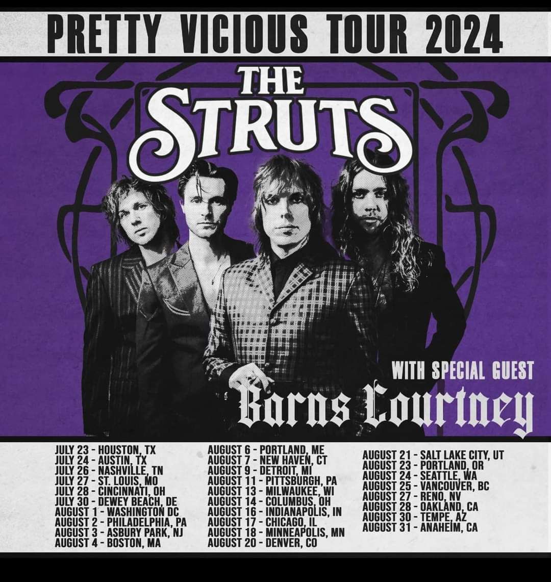 The Struts: Pretty Vicious Tour 2024 – Mostly Music