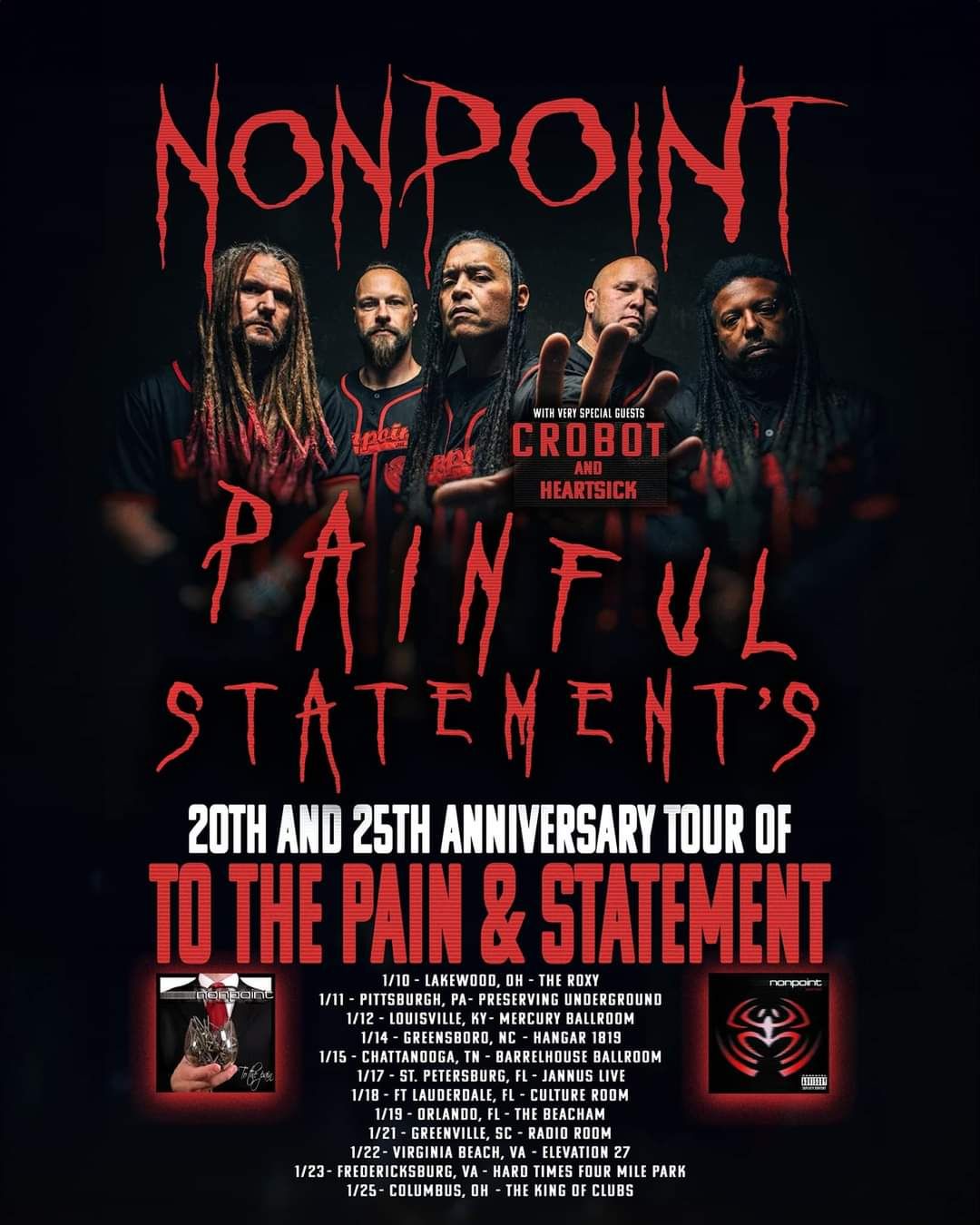 Nonpoint: Painful Statements Tour 2025 – Mostly Music