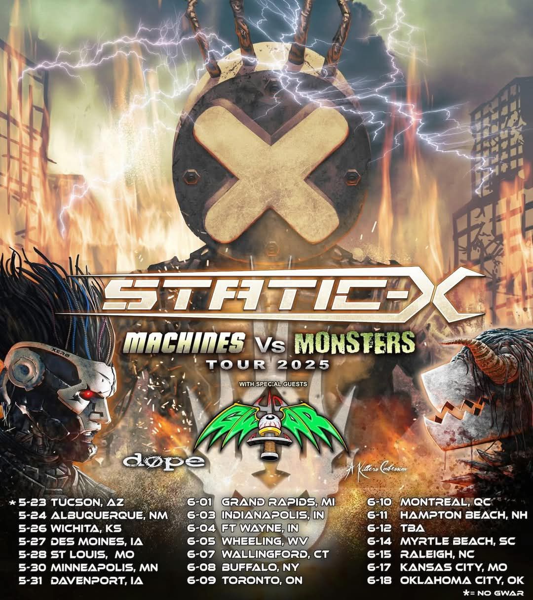 Static-X: Machines Vs. Monsters Tour 2025 – Mostly Music
