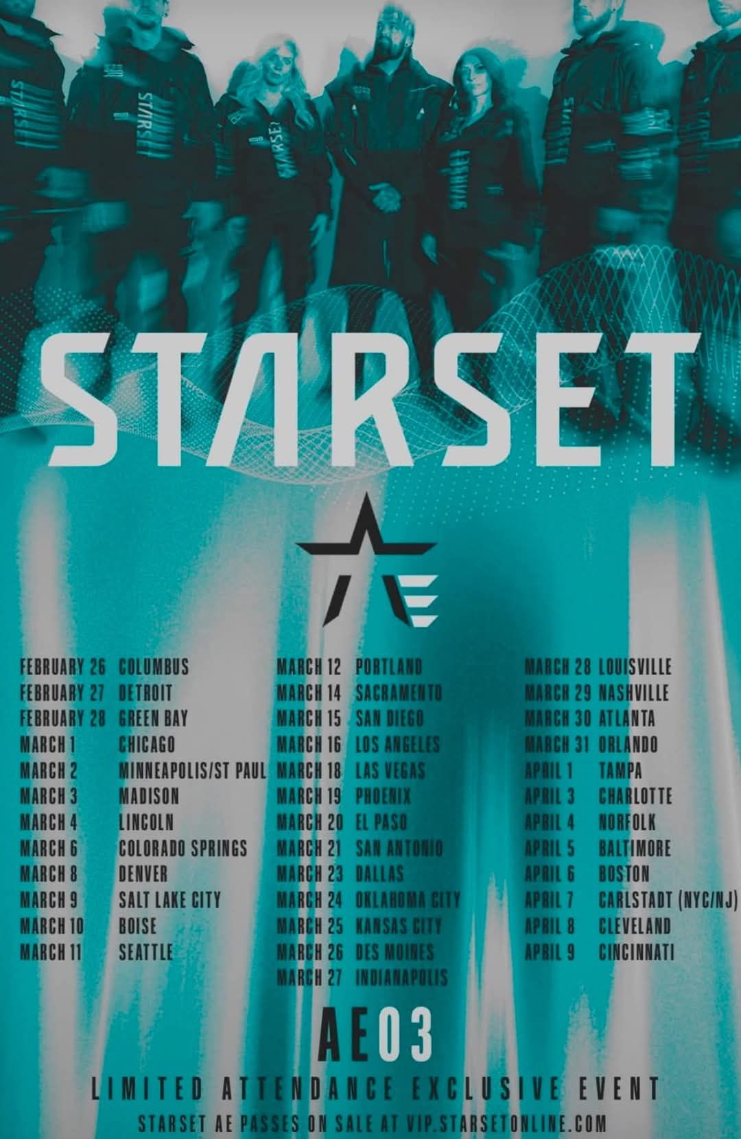Starset Announces Winter/Spring 2025 Dates – Mostly Music