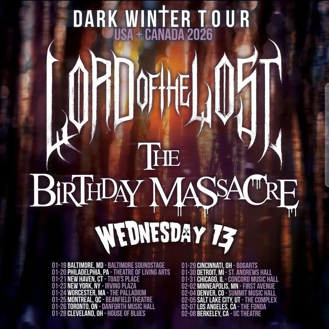 Lord of the Lost: Dark Winter Tour [USA + Canada 2026] – Mostly Music