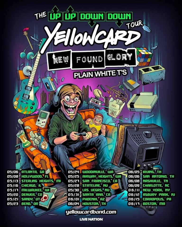 Yellowcard: The Up Up Down Down Tour 2026 – Mostly Music